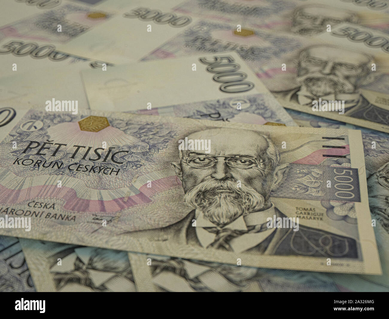 Czechia banknote hi-res stock photography and images - Alamy