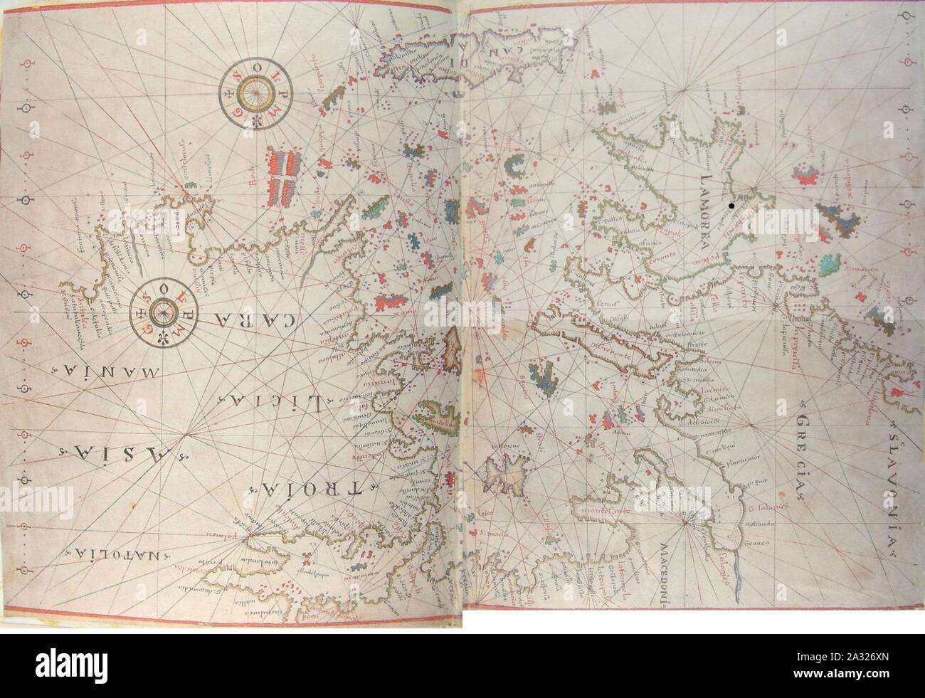 Essai carte ancienne Stock Photo - Alamy