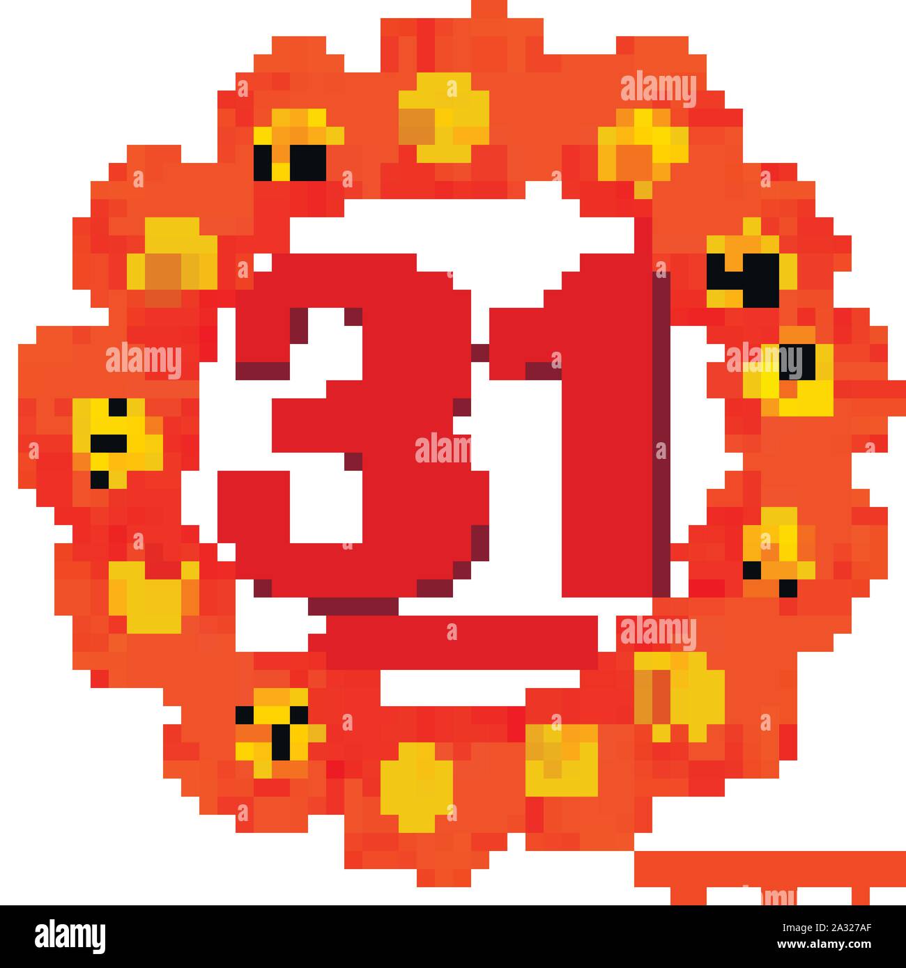 October 31 icon. For planning important day. Banner for holidays and ...