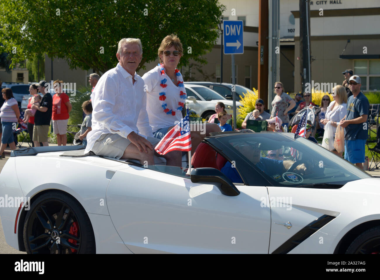 Governor Otter, Lori Otter, American flags, July 4, Independence Day ...