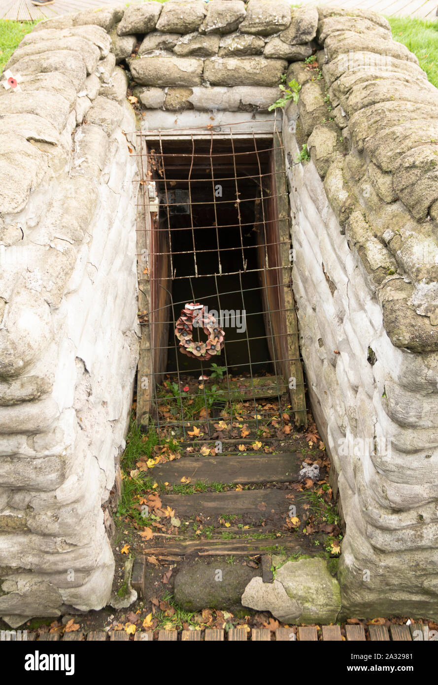 Preserved ww1 trench france hi-res stock photography and images - Alamy
