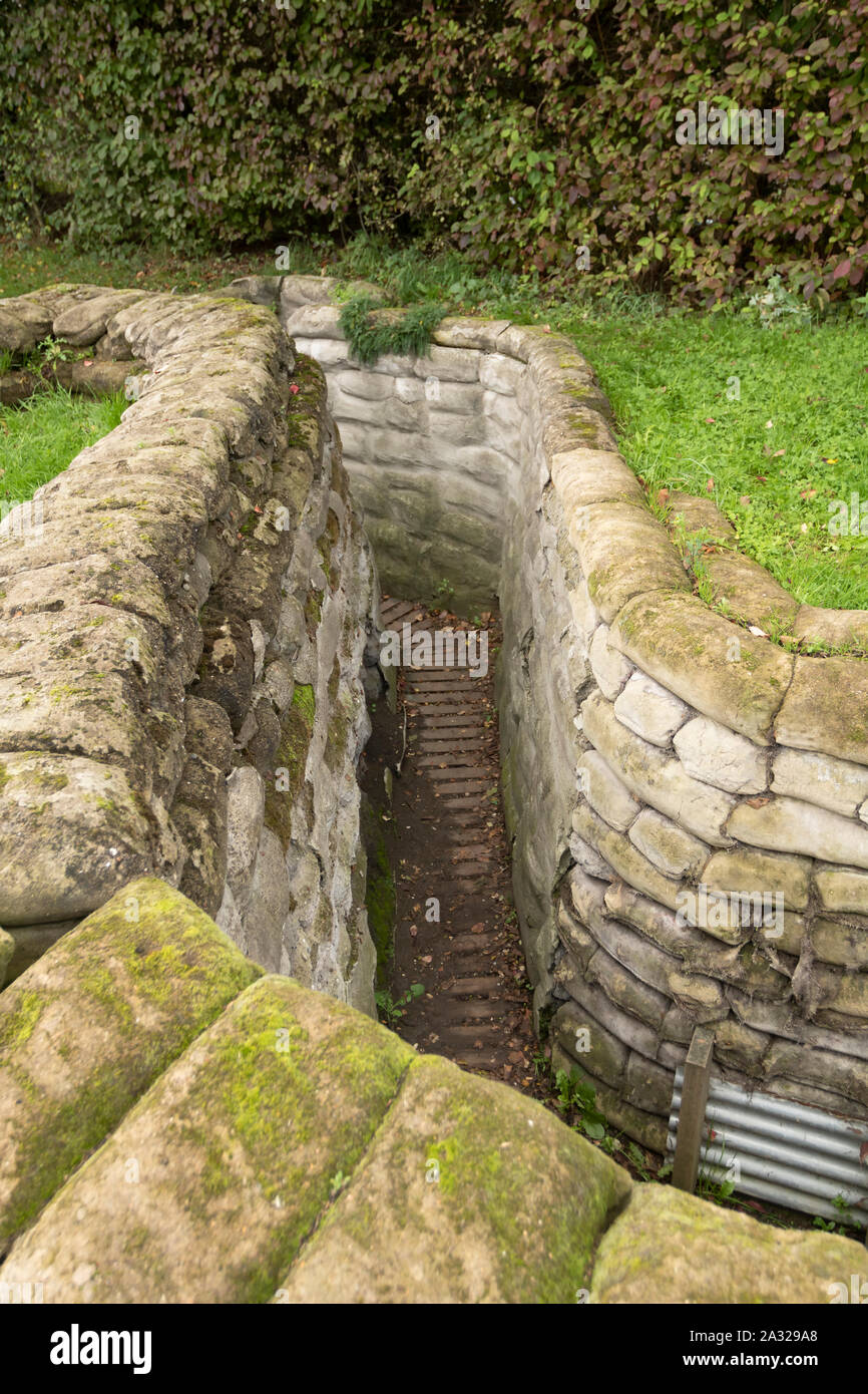 Preserved world war one trenches hi-res stock photography and images ...