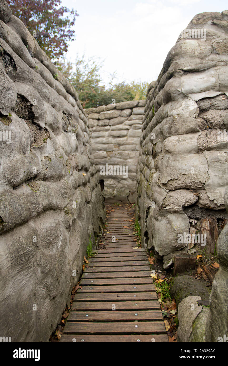 Preserved Ww1 Trench France High Resolution Stock Photography and ...