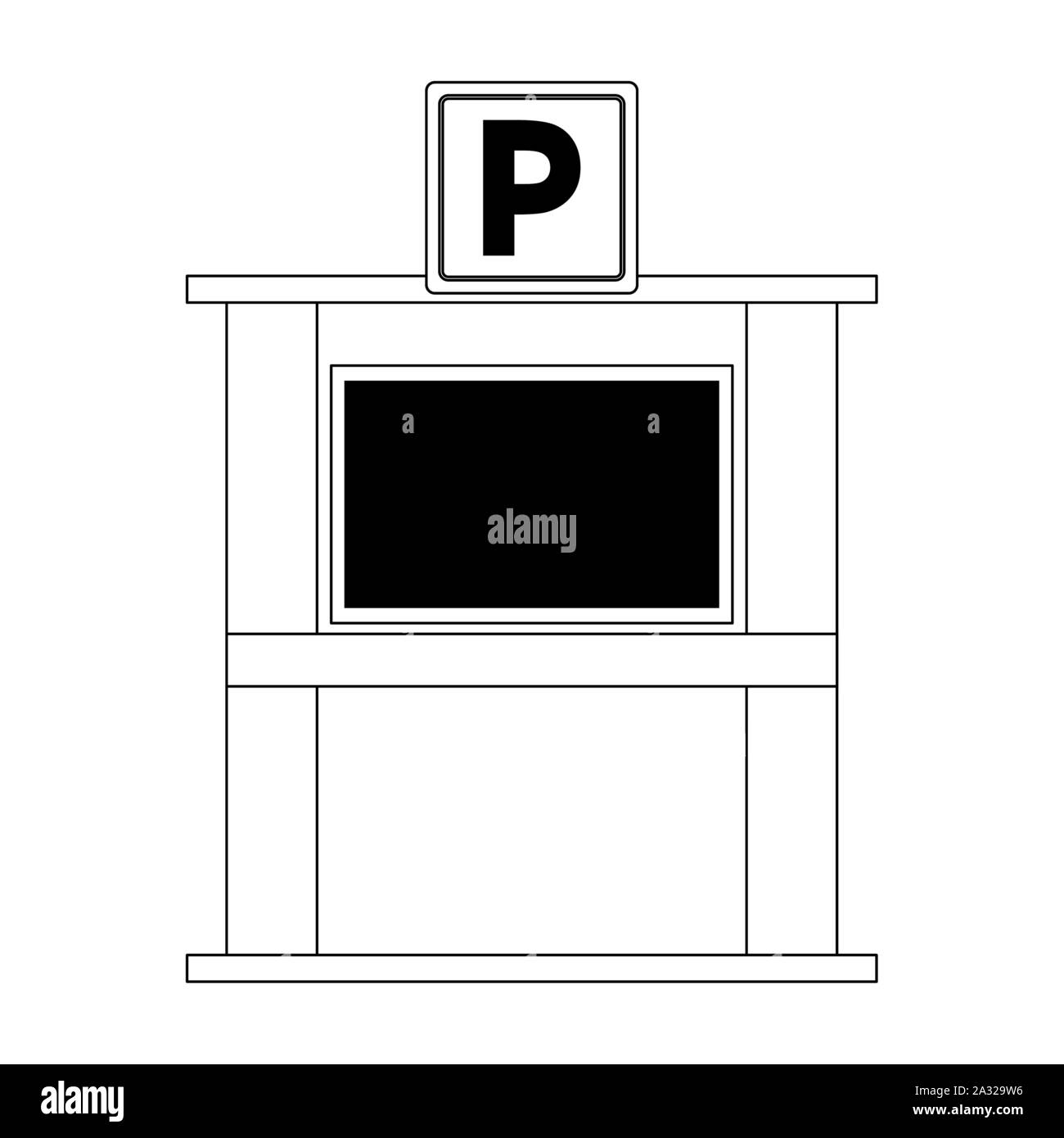 parking toll booth icon Stock Vector Image & Art - Alamy