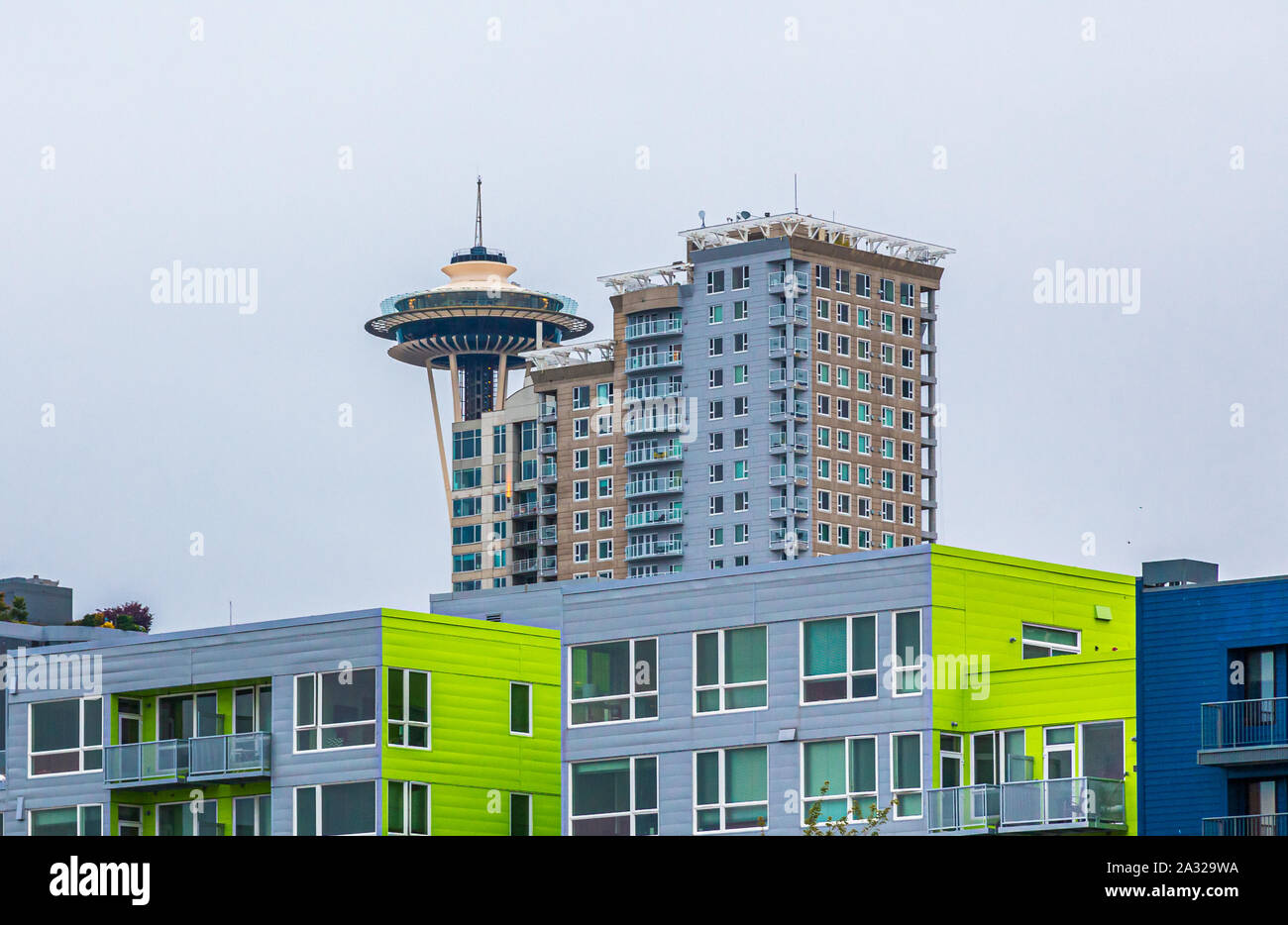 Modern condos seattle tower hi-res stock photography and images - Alamy