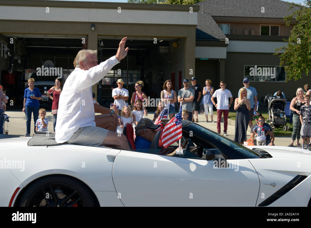 Governor Otter, Lori Otter, American flags, July 4, Independence Day ...