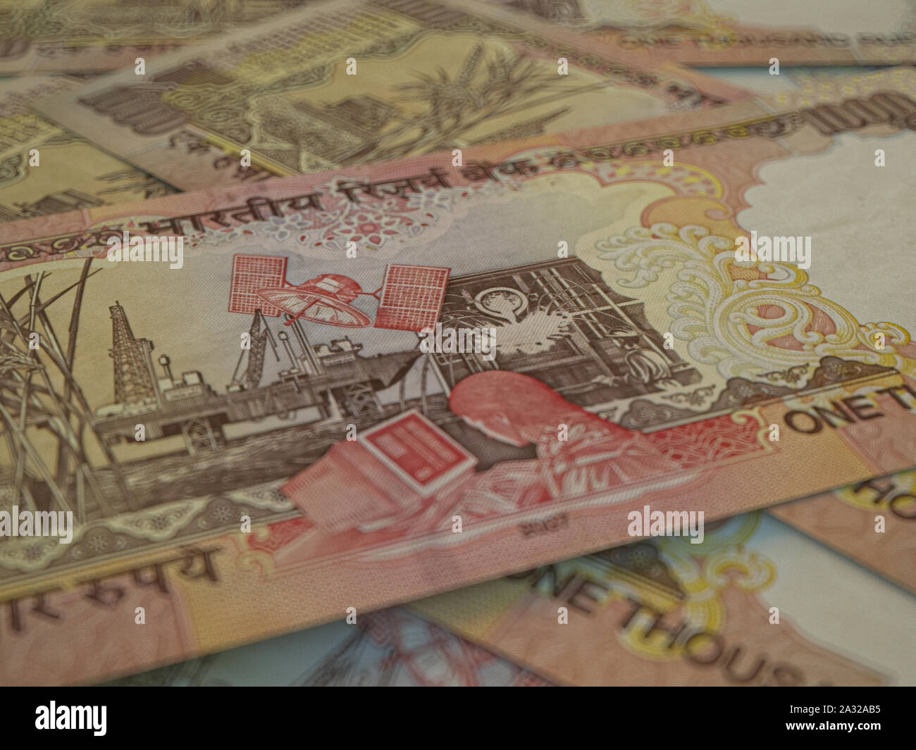 INR. Indian currency. Money of India business background. Indian Rupees ...