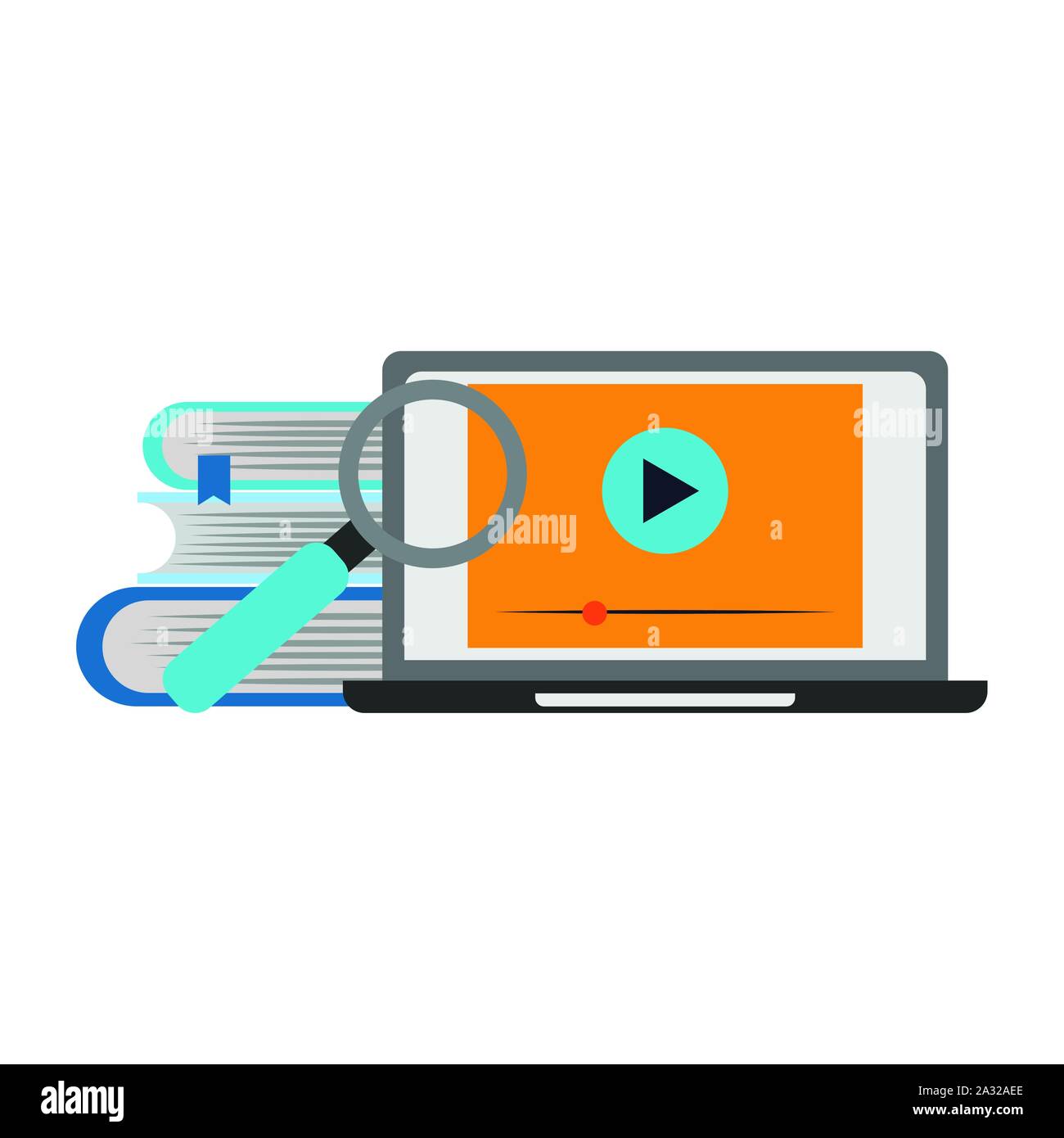 Book browsing Stock Vector Images - Alamy