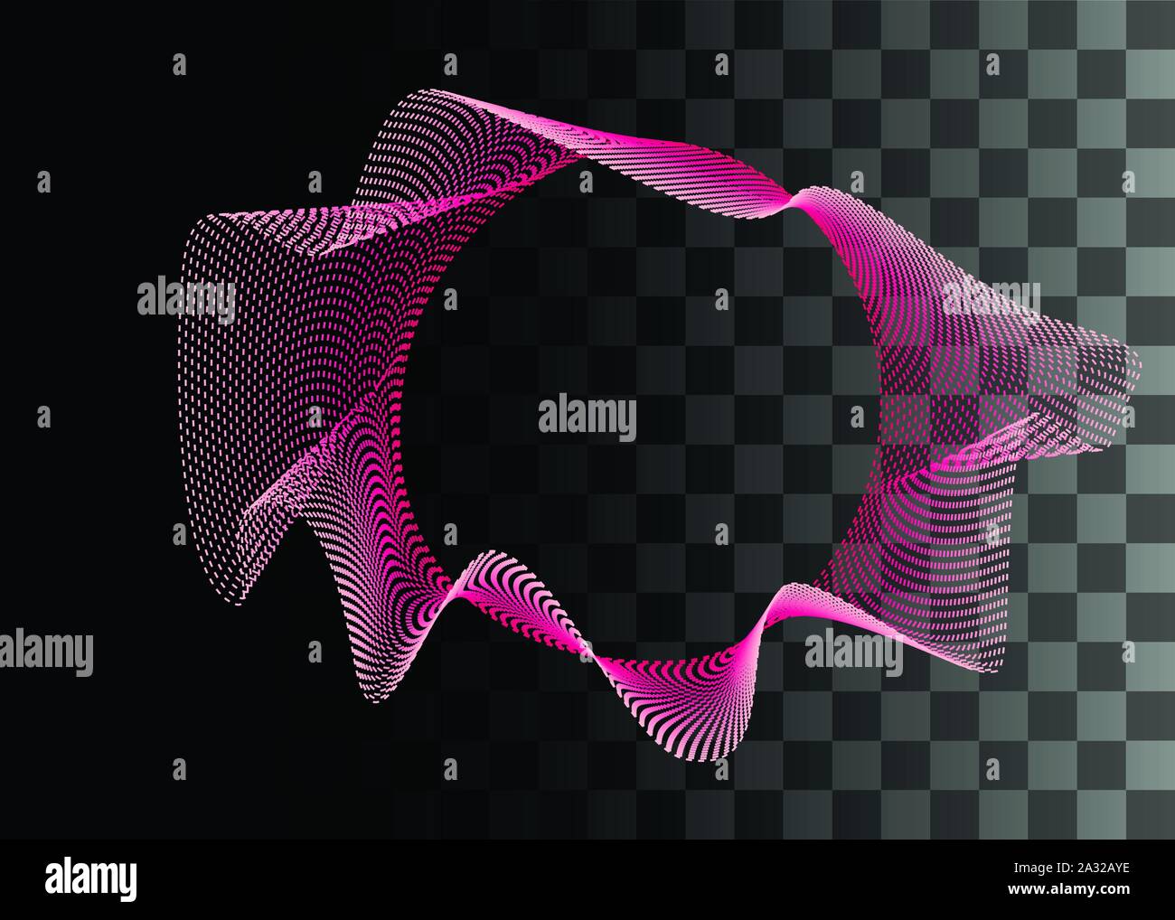 Abstract design element pink color effect vector illustration on ...