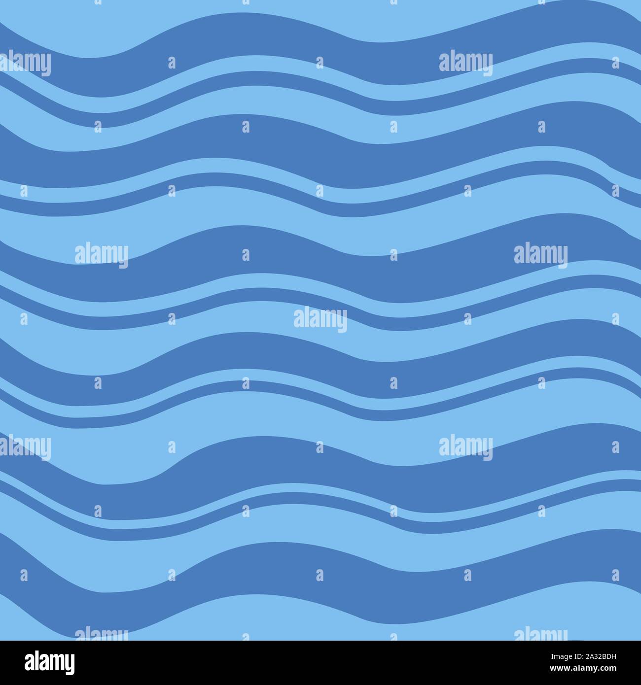 Blue sea waves pattern flat vector illustration Stock Vector Image ...