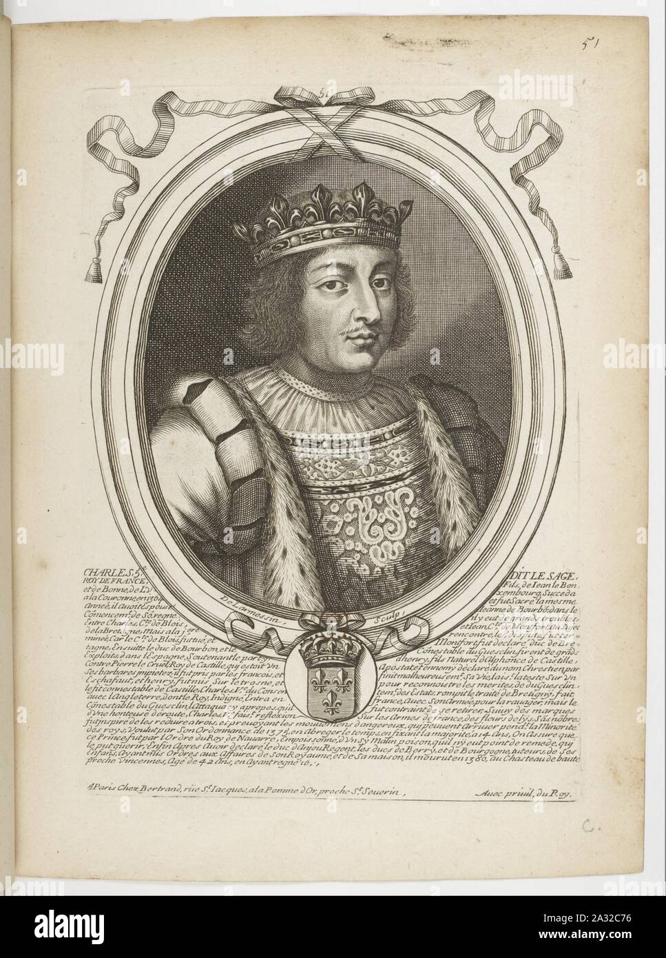 Charles v roi de france hi-res stock photography and images - Alamy
