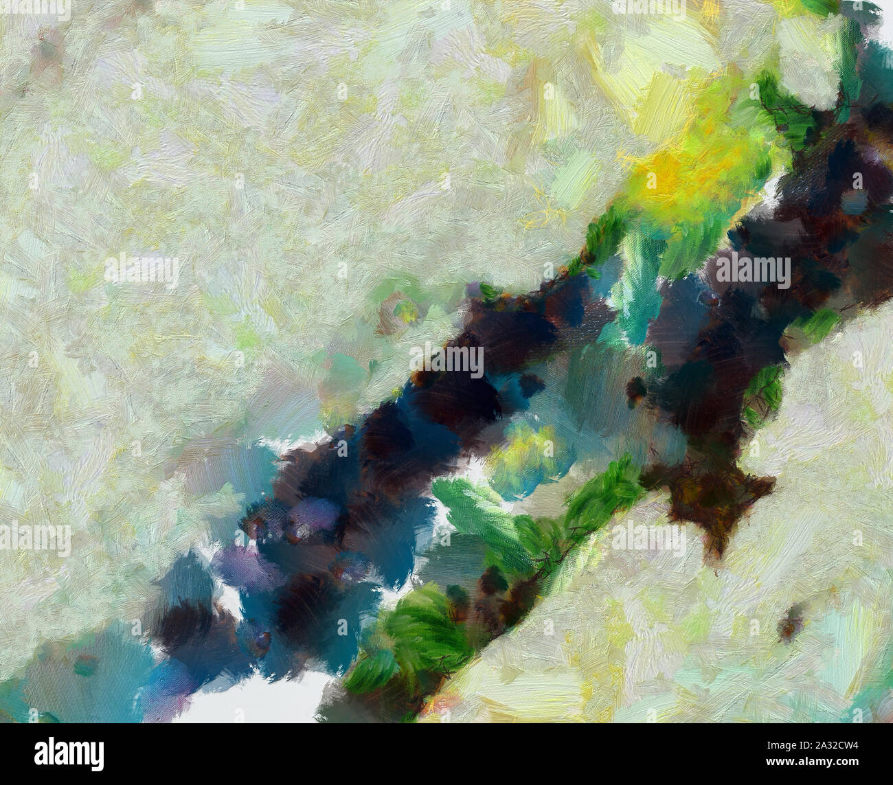 Original abstract painting at canvas. Mixed media pattern. Hand drawn ...