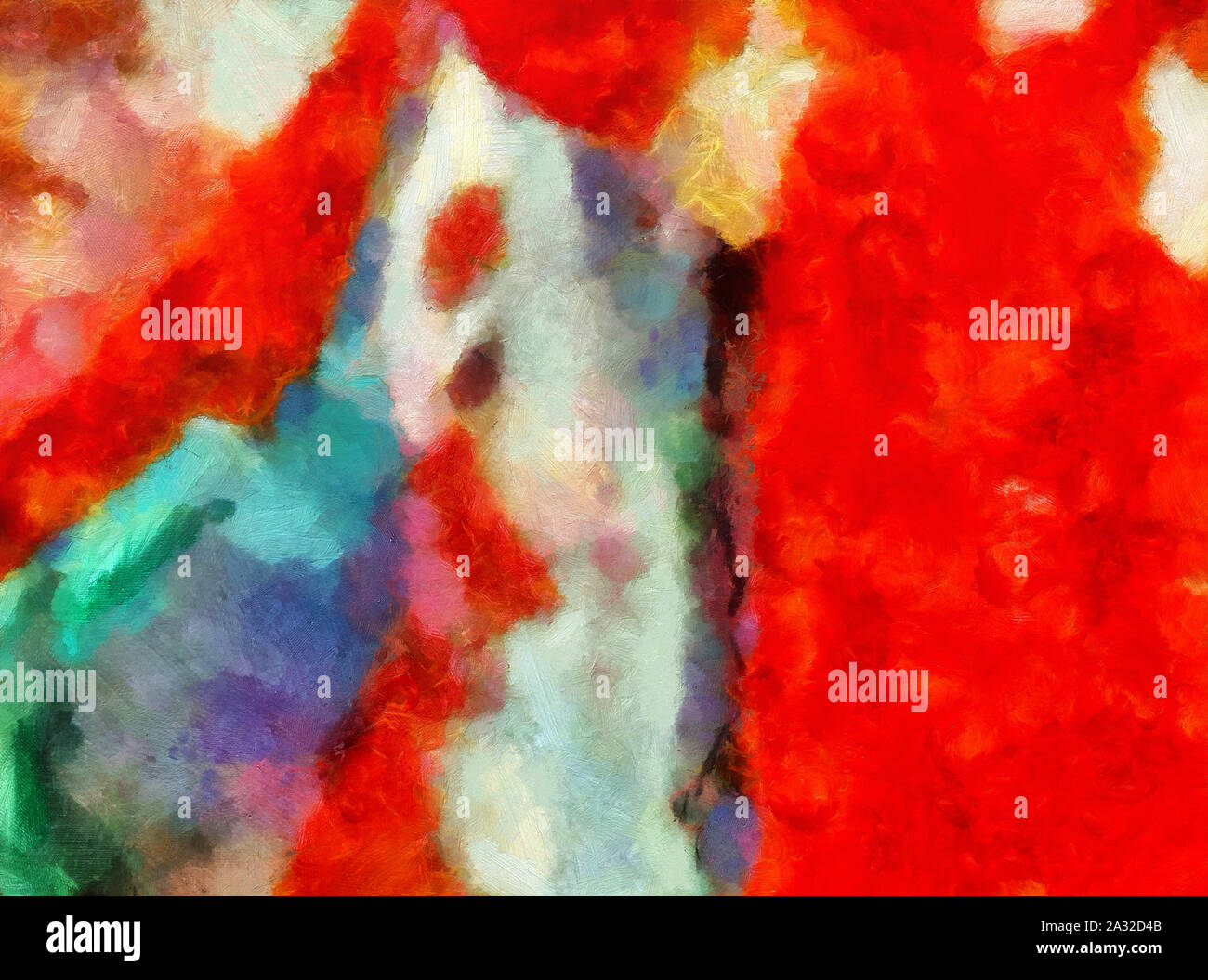 Original abstract painting at canvas. Mixed media pattern. Hand drawn ...