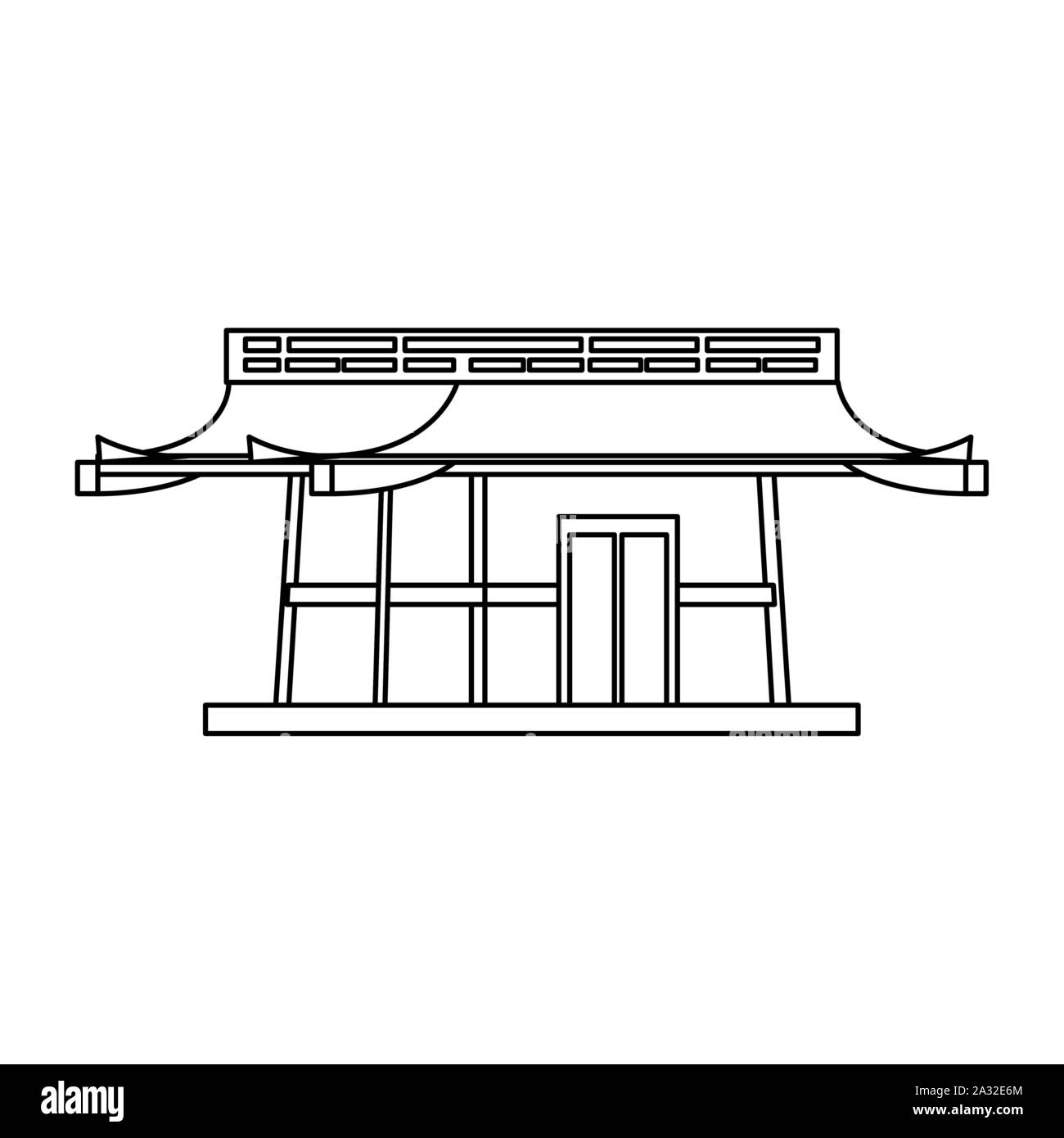 Asian temples design Stock Vector Image & Art - Alamy