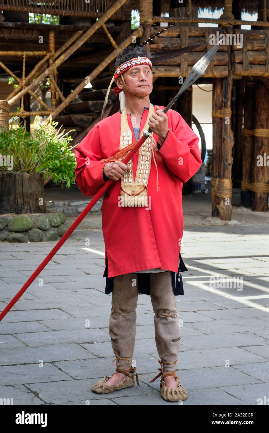 Tsou Chief of Staff I-Fu Wang (57) at the Tsou Mayasvi festival in the ...