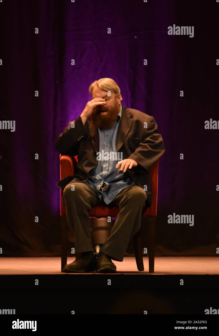 Actor Brian Blessed hosted "An Evening With" at York Grand Opera House ...