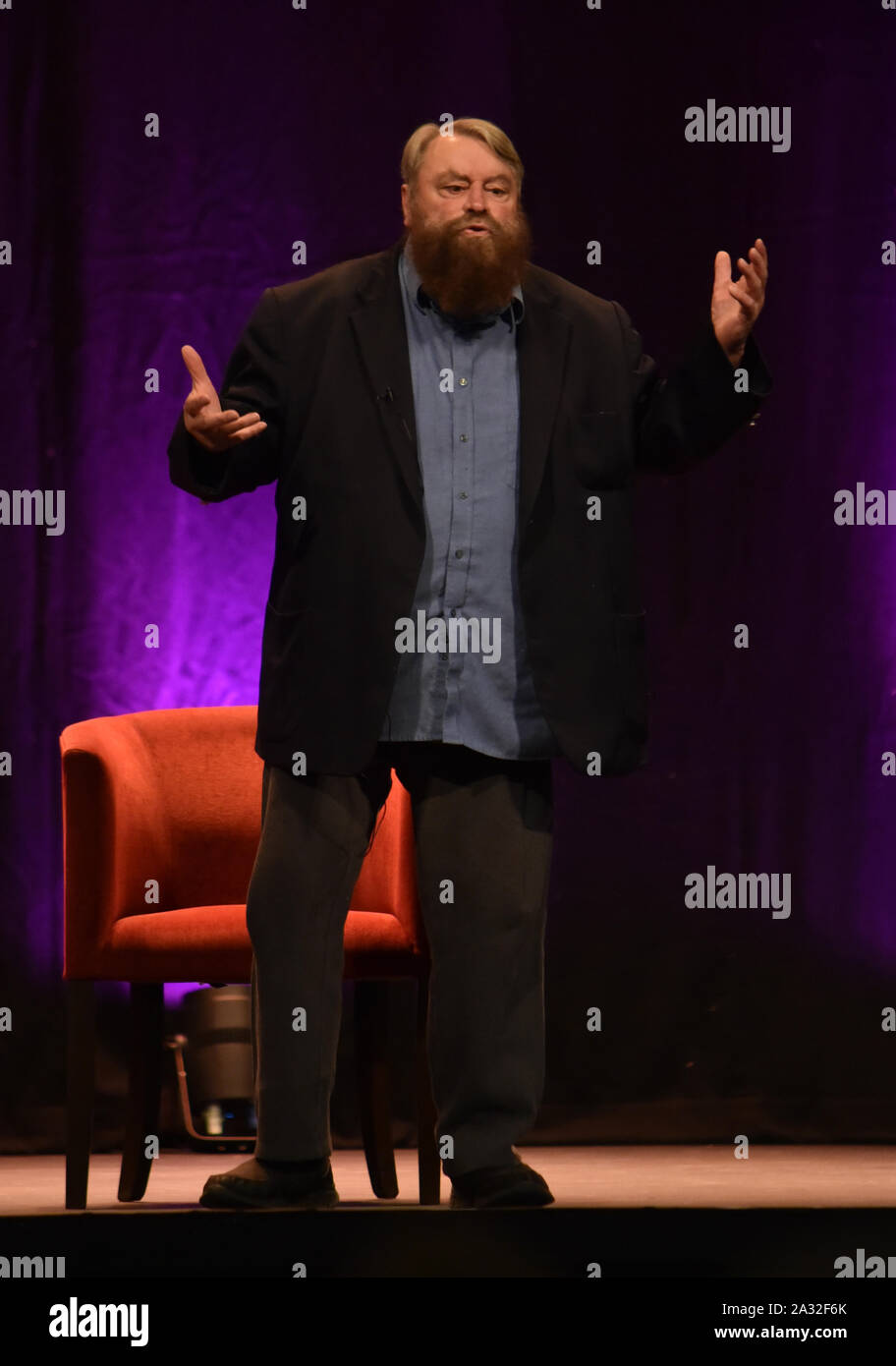Actor Brian Blessed hosted "An Evening With" at York Grand Opera House ...