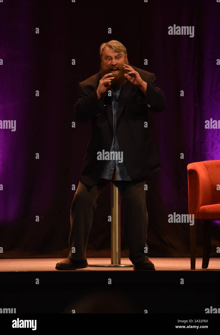Actor Brian Blessed hosted "An Evening With" at York Grand Opera House ...