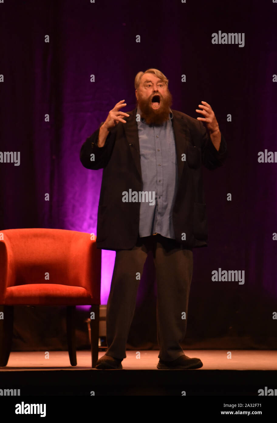 Actor Brian Blessed hosted "An Evening With" at York Grand Opera House ...