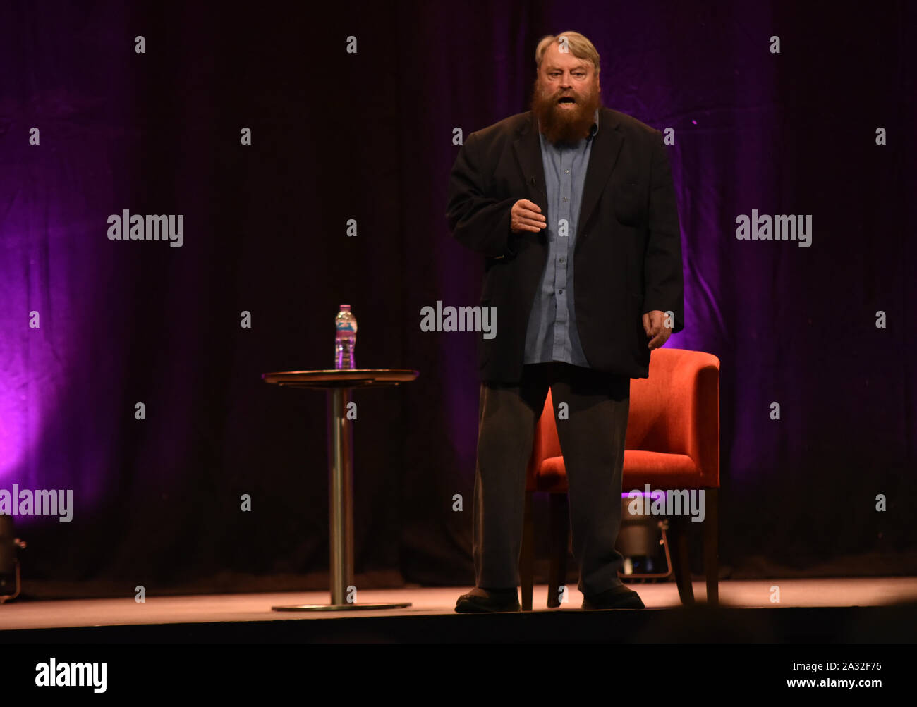 Actor Brian Blessed hosted "An Evening With" at York Grand Opera House ...