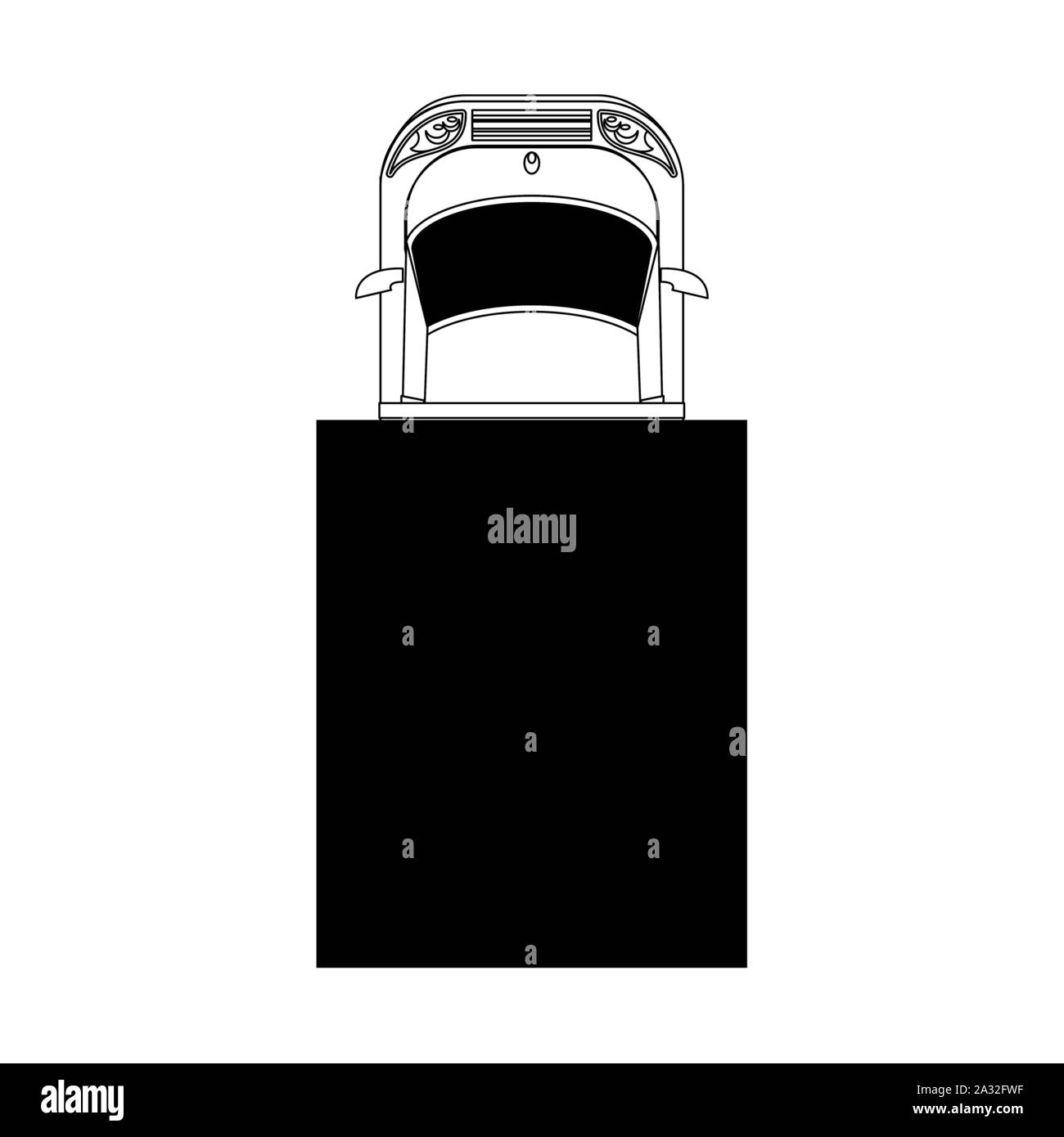 car and garage design Stock Vector Image & Art - Alamy