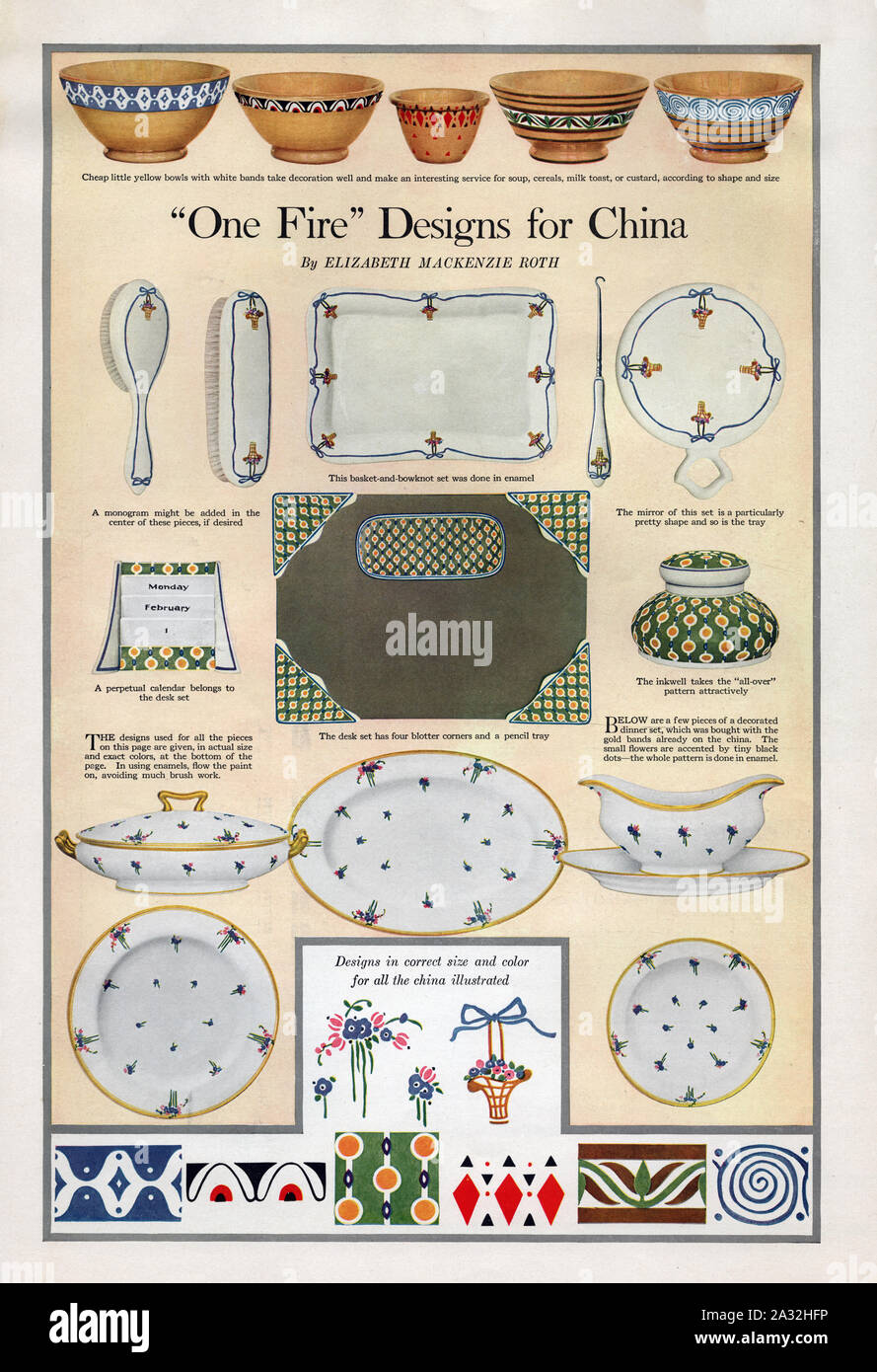 Chinese porcelain poster, designs and styles Stock Photo - Alamy