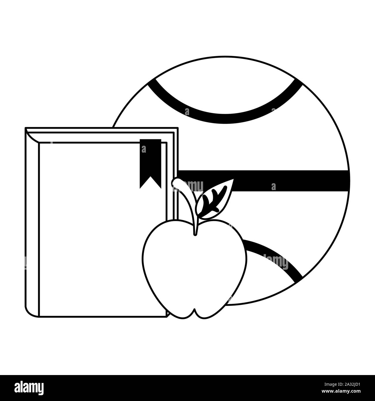basketball ball and book design Stock Vector Image & Art - Alamy