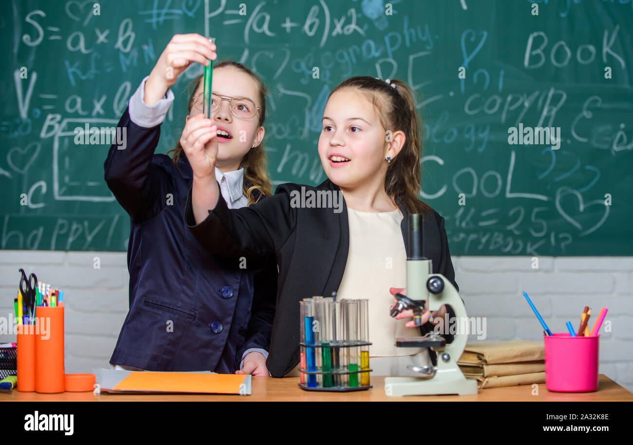 School project investigation. School experiment. Science concept ...