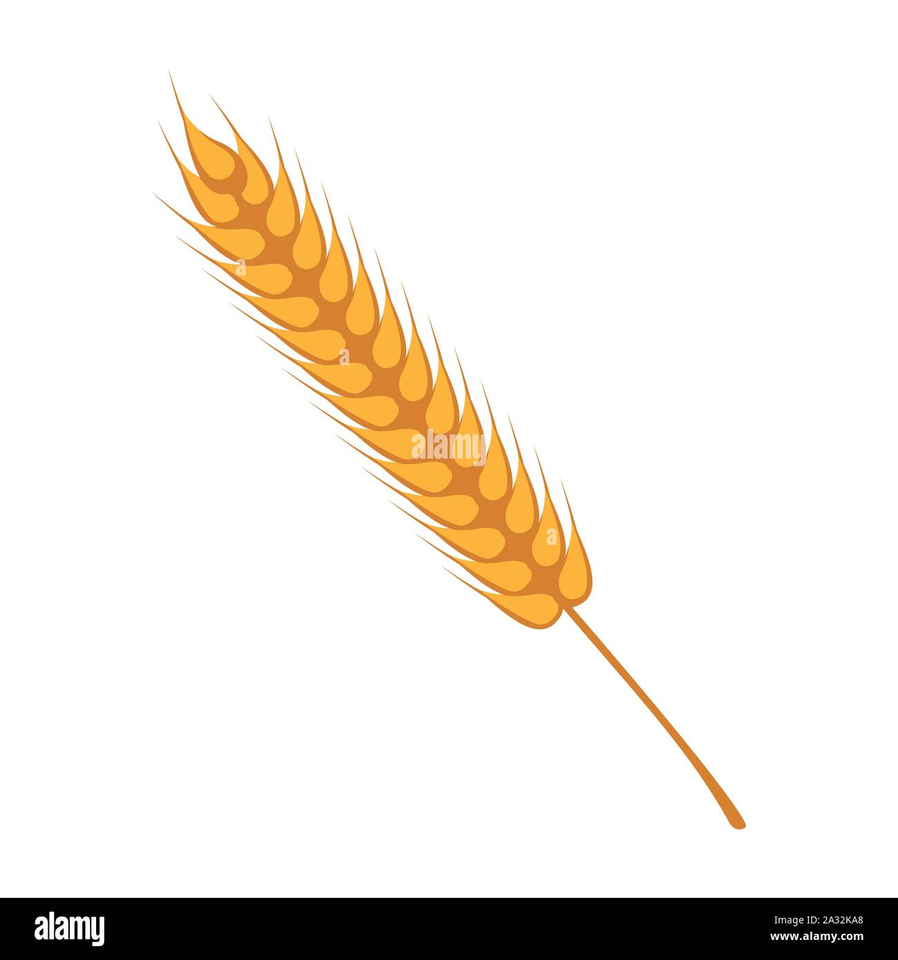 wheat spikes decoration isolated icon Stock Vector Image & Art - Alamy