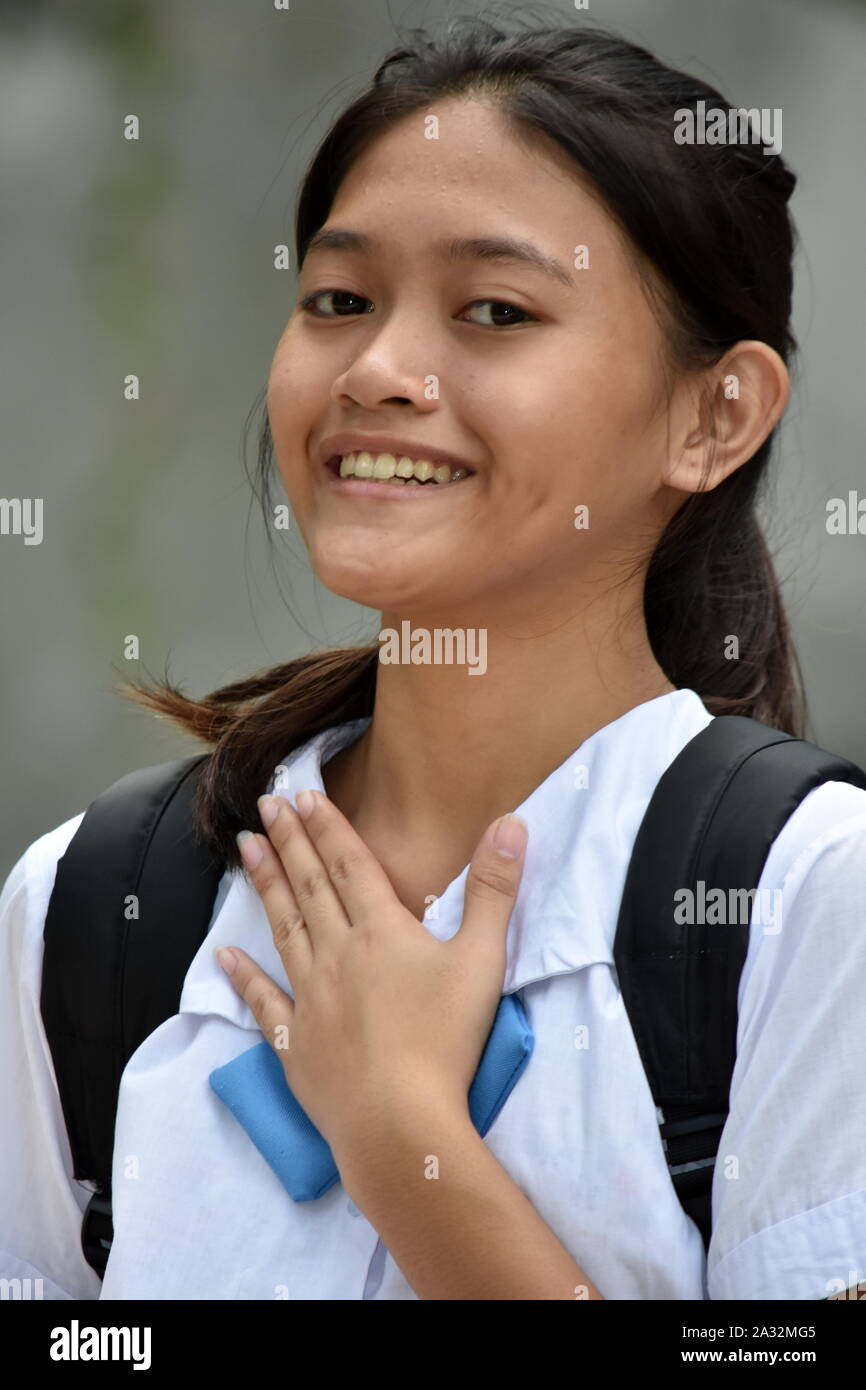 An An Appreciative Asian Person Stock Photo - Alamy