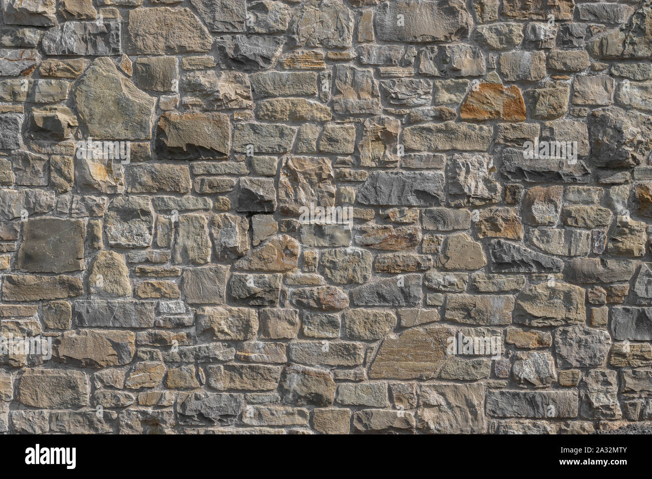 Pattern colorful of modern style design decorative. Real stone wall ...