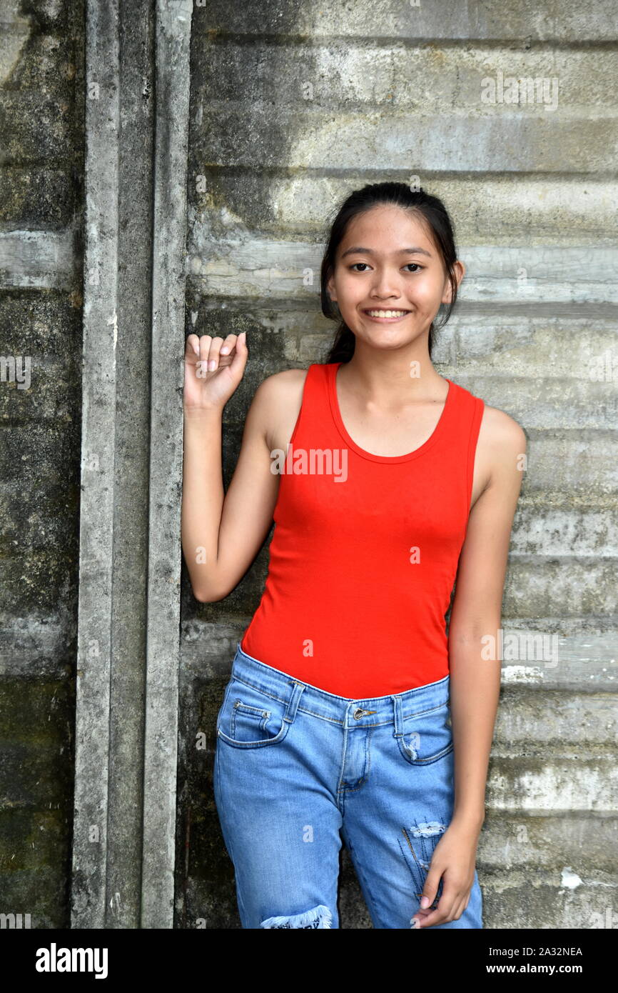 Filipino teen girl hi-res stock photography and images - Alamy