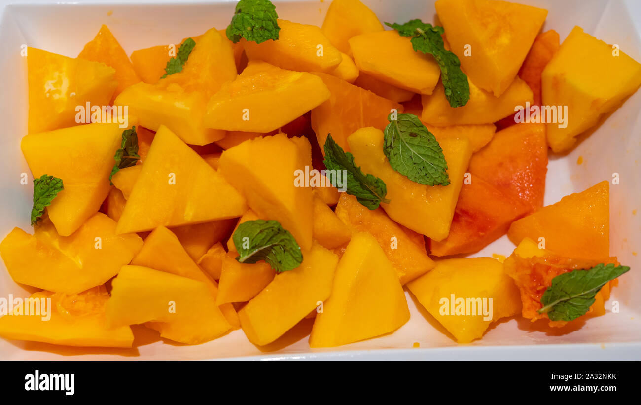 Mango topped hi-res stock photography and images - Alamy