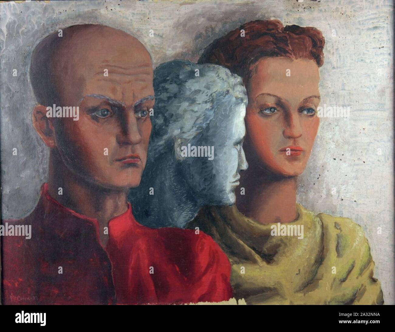 Three heads hi-res stock photography and images - Alamy
