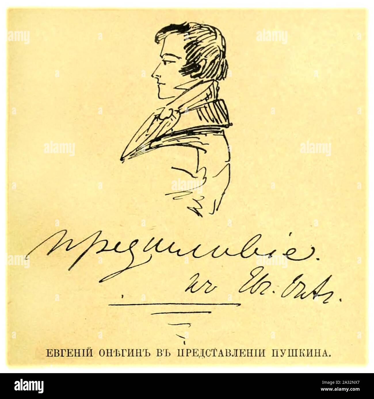 Portrait of pushkin hi-res stock photography and images - Alamy