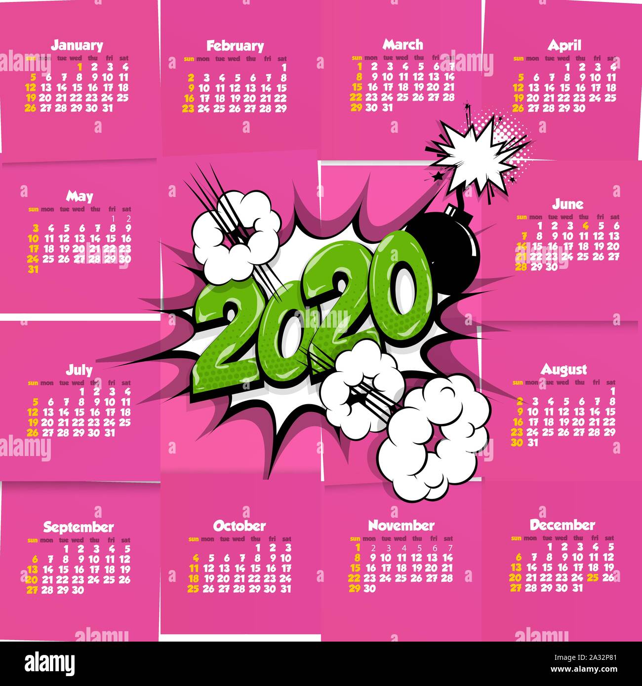 Illustration calendar text Stock Vector Images - Alamy