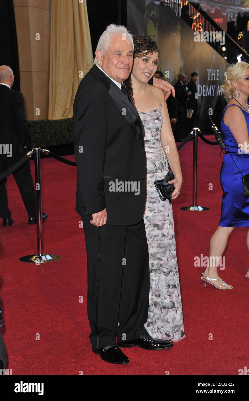 LOS ANGELES, CA. February 27, 2011: David Seidler & daughter Mya at the ...