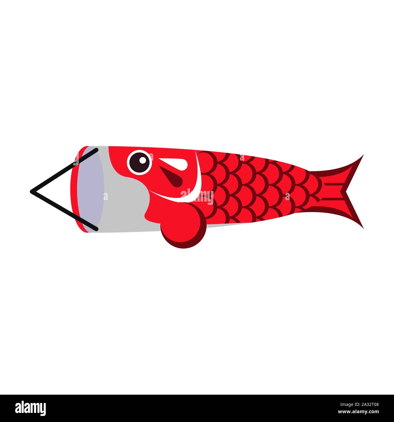 Japanese koinobori flag design Stock Vector Image & Art - Alamy