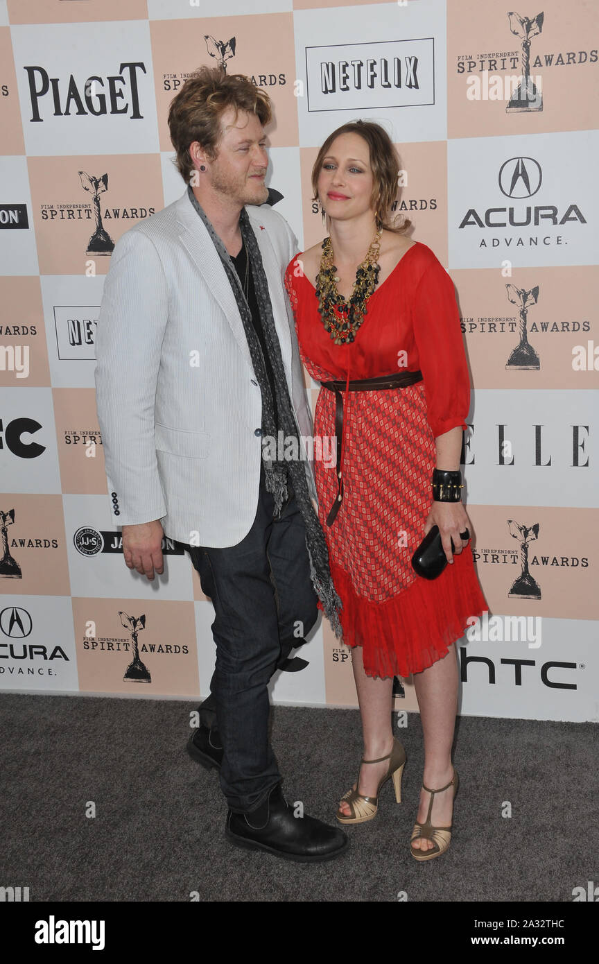 LOS ANGELES, CA. February 26, 2011: Vera Farmiga & Renn Hawkey at the ...