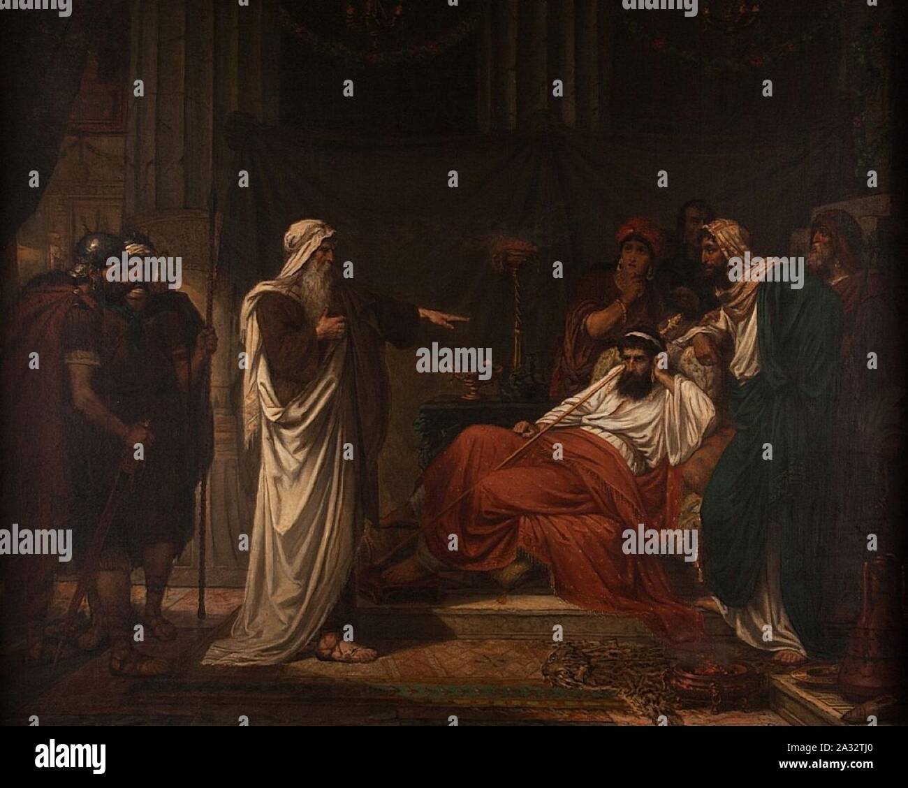 Prophet nathan king david hi-res stock photography and images - Alamy