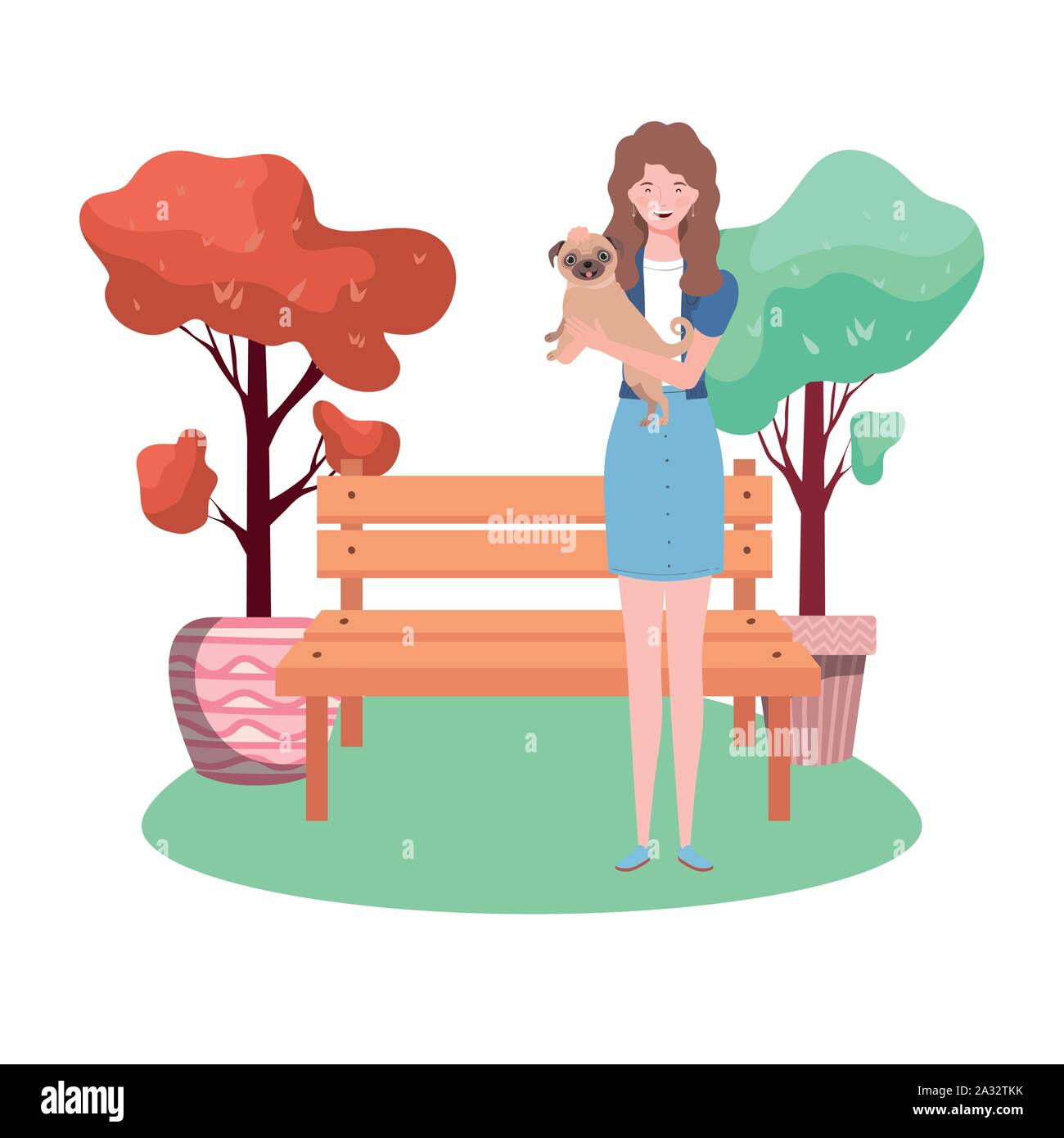 Adopt dog happy woman Cut Out Stock Images & Pictures - Alamy