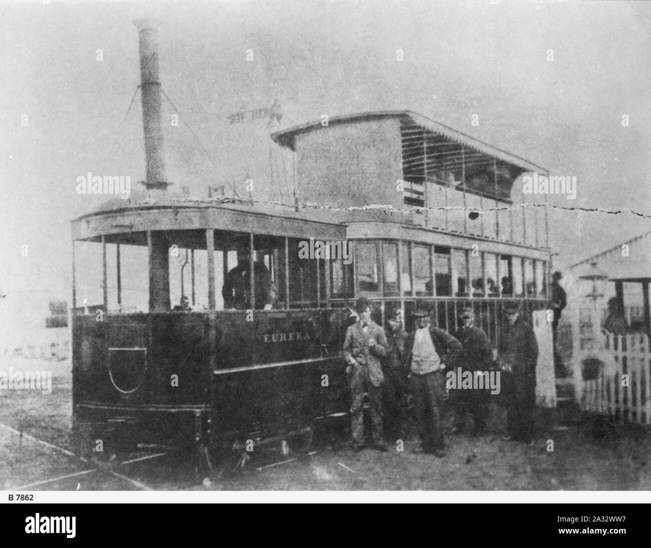 Eureka, Steam Motor - B 7862 Stock Photo - Alamy