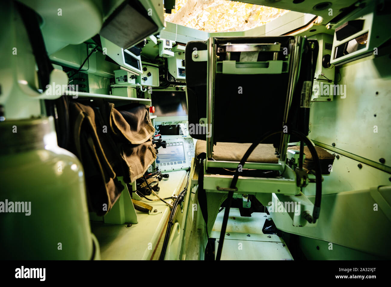 Paris, France - Sep 21, 2019: Multi-role armored military vehicle ...