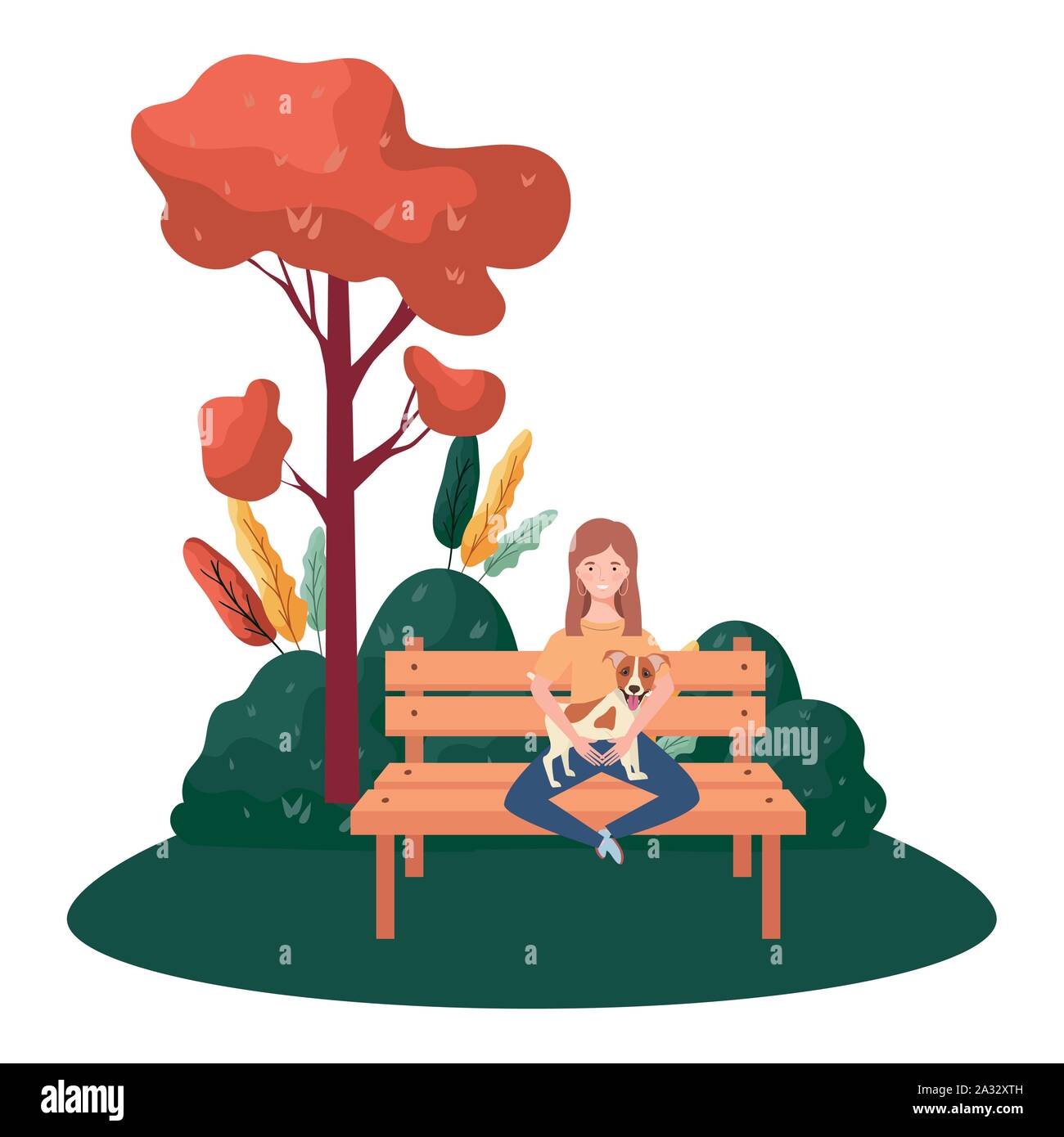 Adopt dog happy woman Cut Out Stock Images & Pictures - Alamy