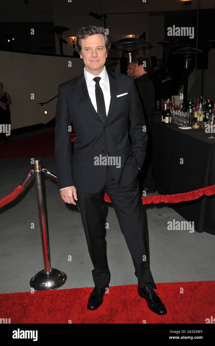 LOS ANGELES, CA. January 29, 2011: Colin Firth at the 63rd Annual ...