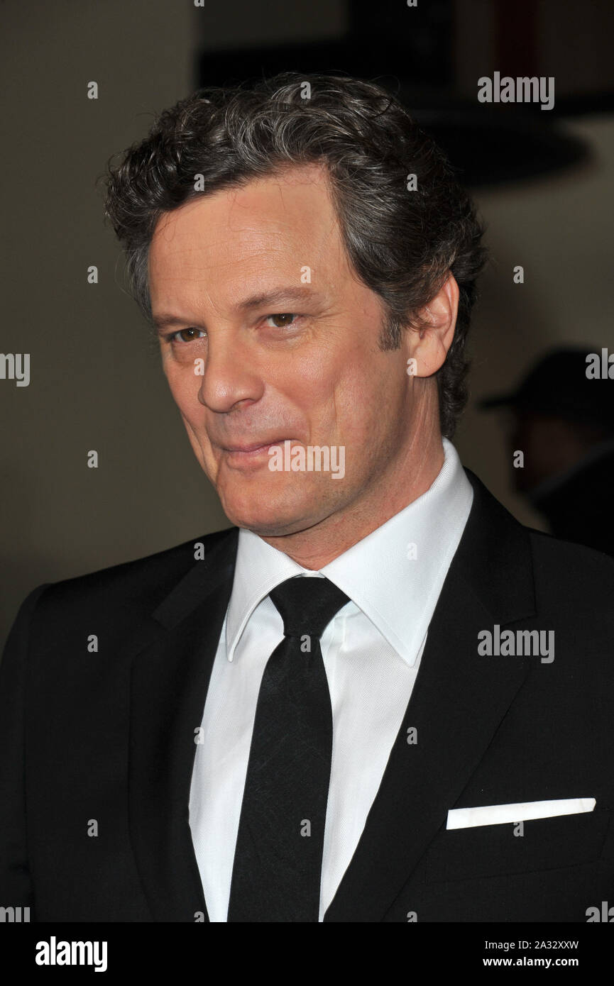 LOS ANGELES, CA. January 29, 2011: Colin Firth at the 63rd Annual ...