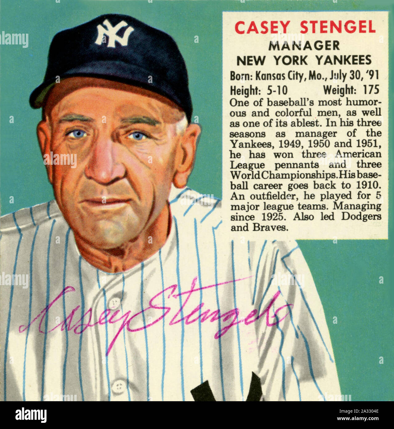 1950s era Redf Man Tobacco baseball card depicting Hall of Fame New ...