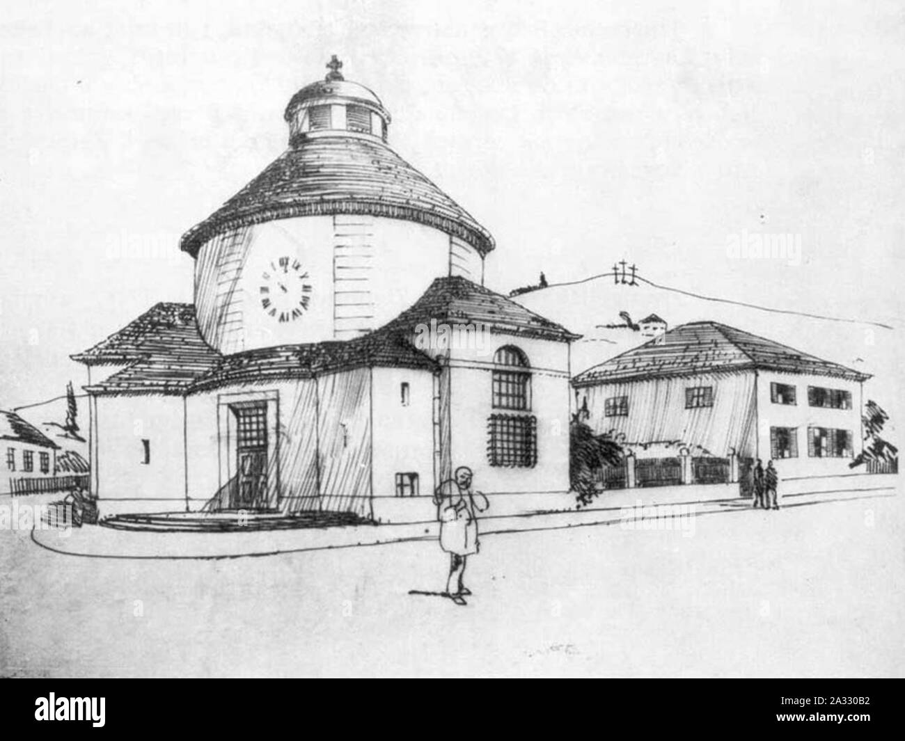 Evangelisticka Crkva Skica Stock Photo - Alamy