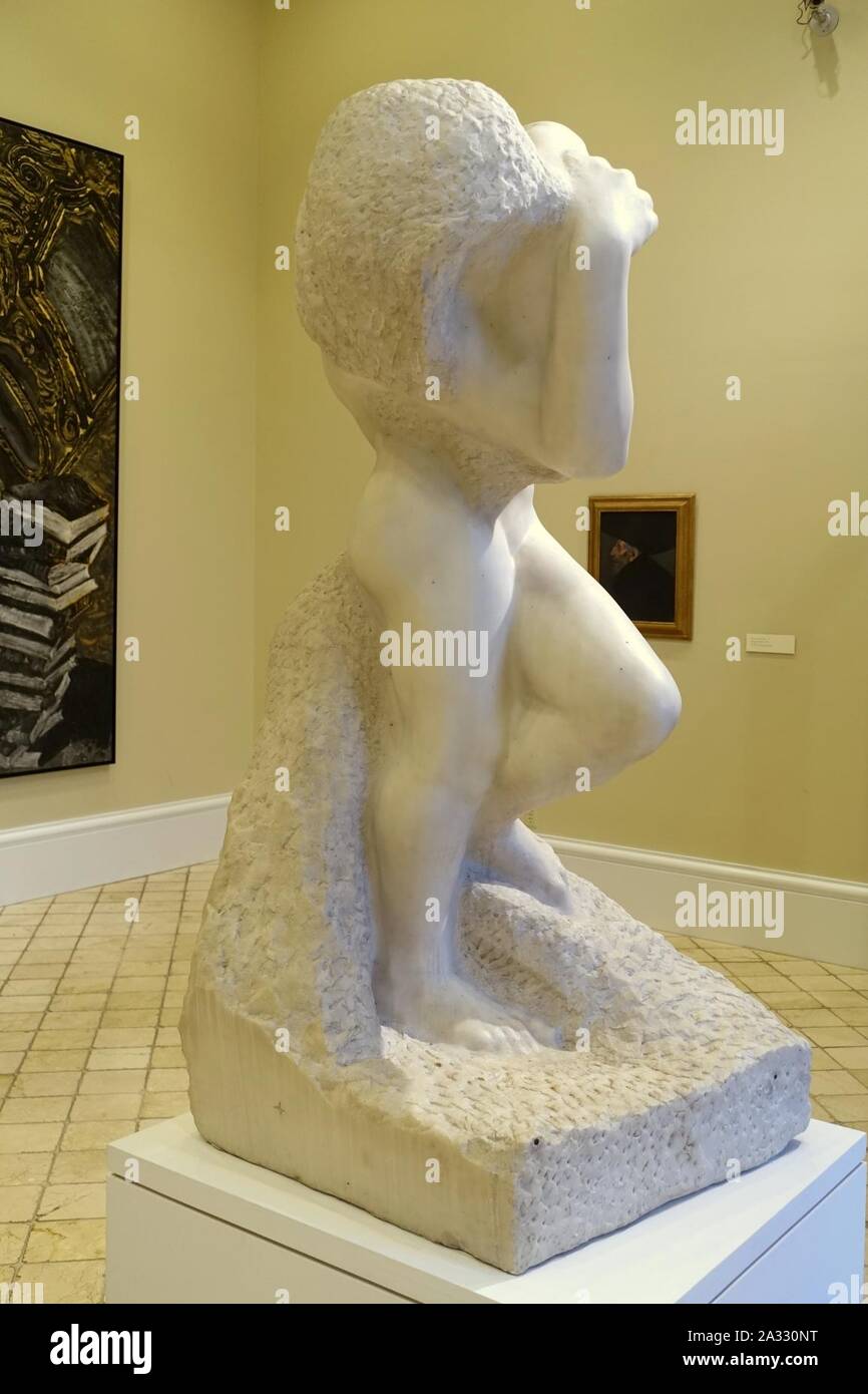 Eve in Despair, by Auguste Rodin, commissioned in 1906 by Samuel P ...