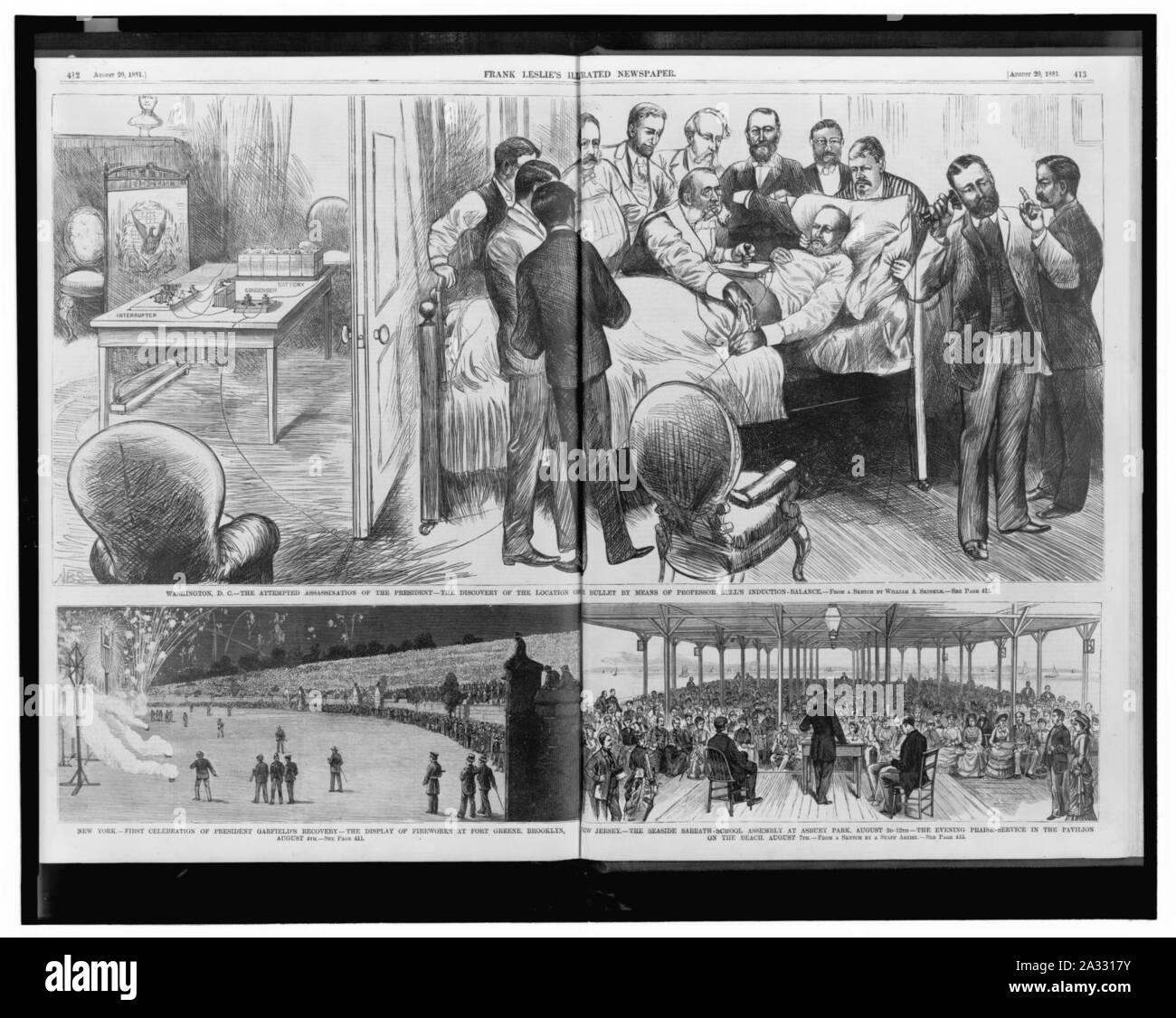 President garfield hi-res stock photography and images - Alamy